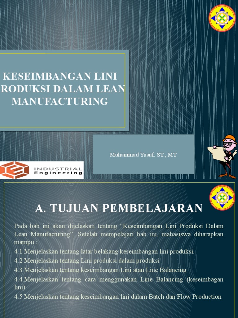 Keseimbangan Lini Produksi Lean Manufacturing | PDF