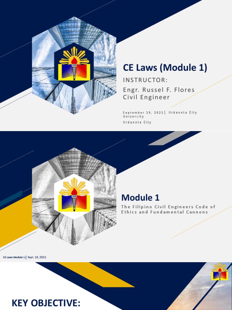 CE Laws Module 1 | PDF | Engineer | Civil Engineering
