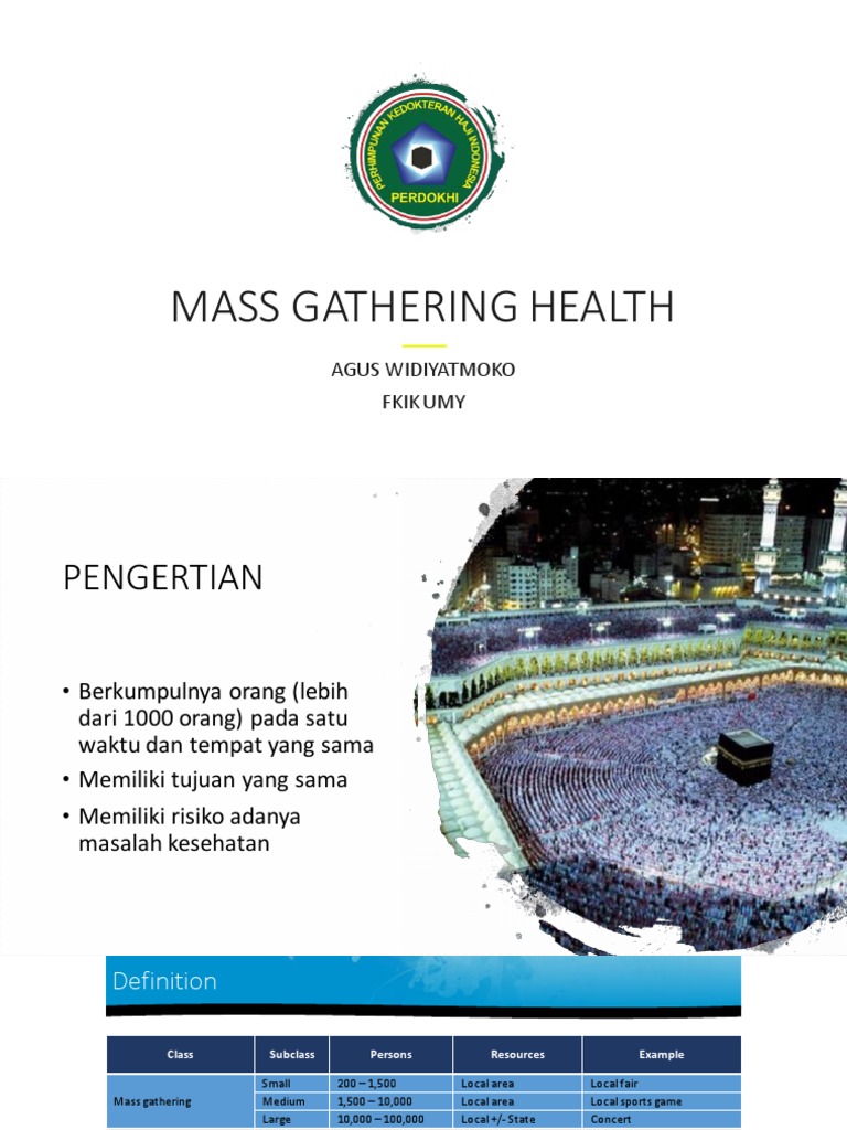 Mass Gathering Haji 2020 | PDF
