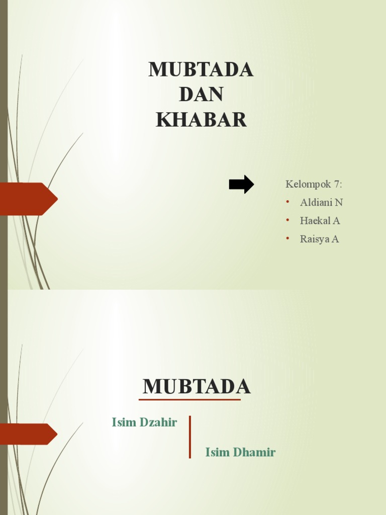MUBTADA | PDF