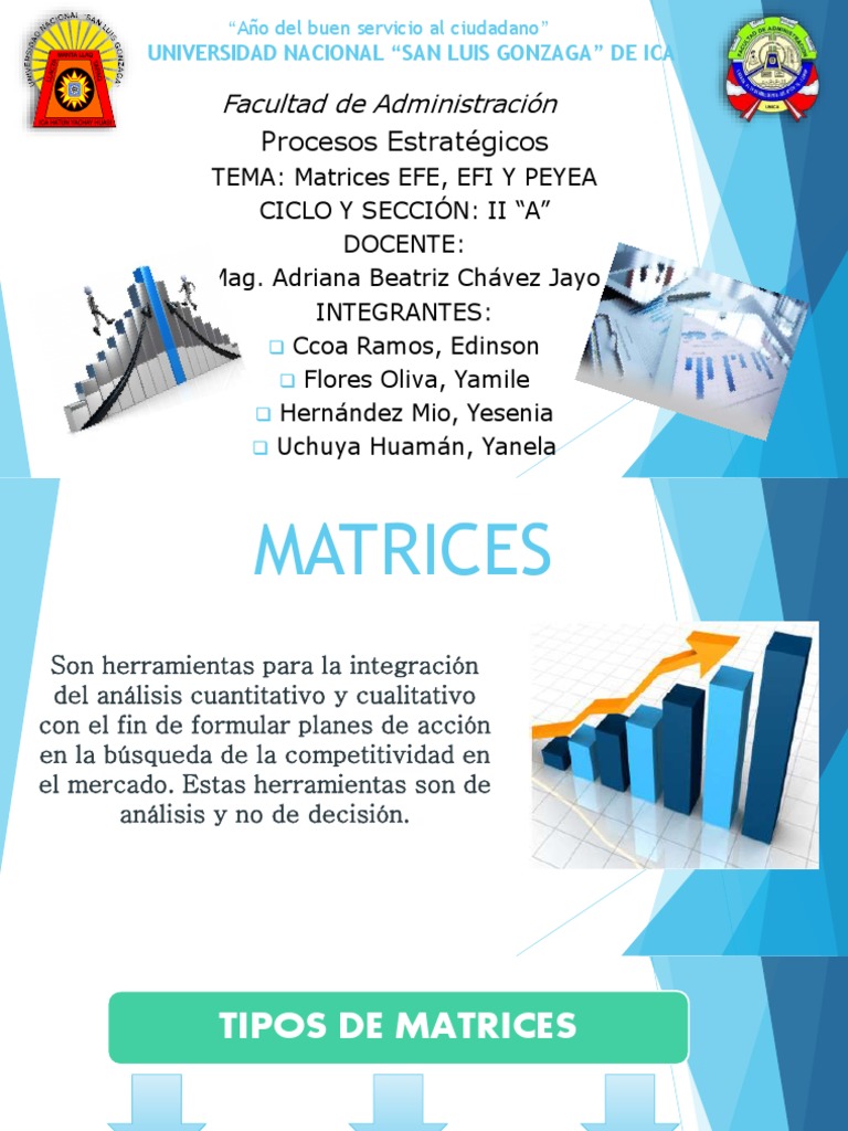 Matriz Efe Efi y Peyea22 170512022654 | PDF | Matriz (Matemáticas ...