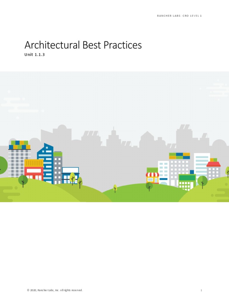 Rancher Server Architectural Best Practices | PDF | Business