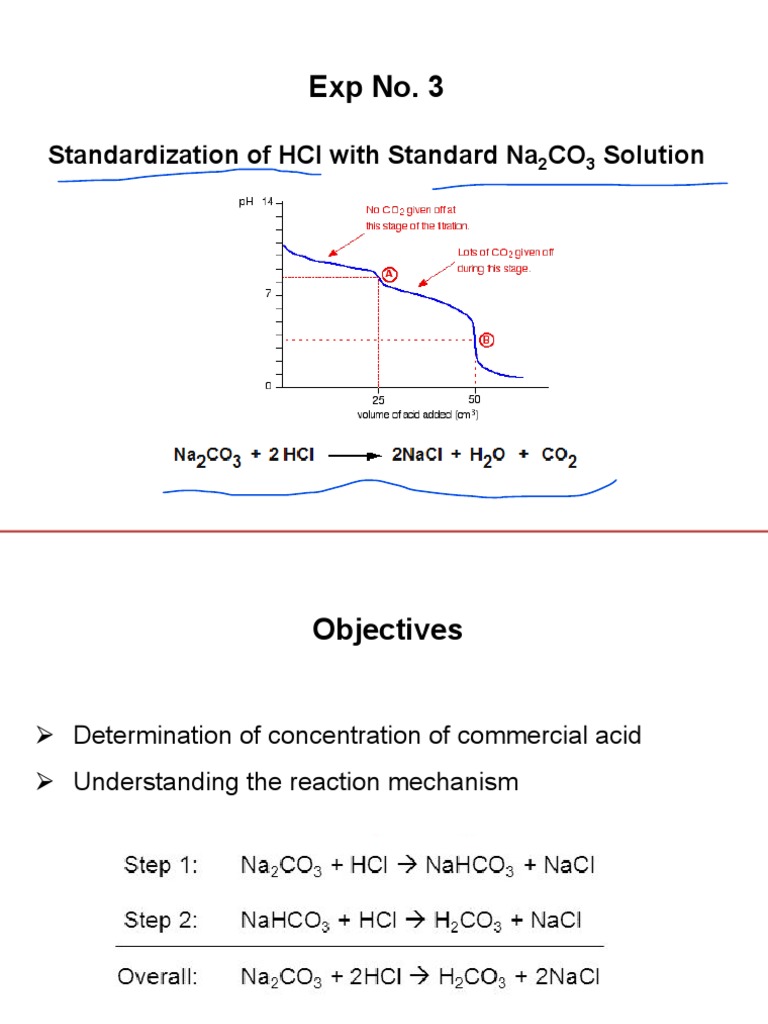 Exp No. 3: Standardization of HCL With Standard Na Co Solution | PDF ...