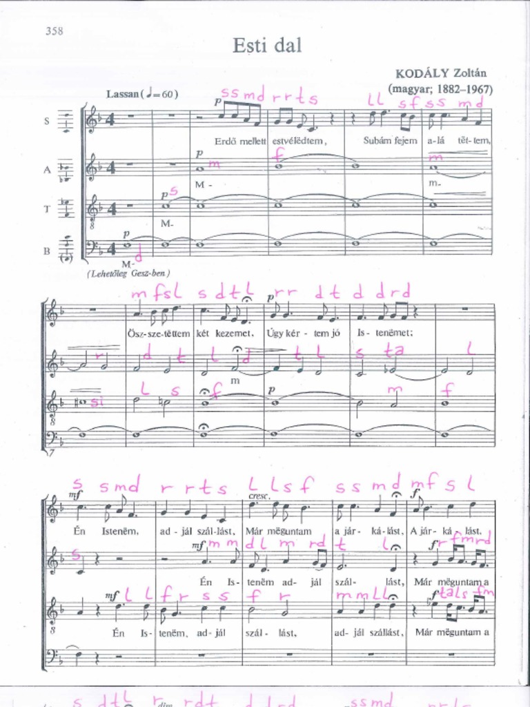 Esti Dal Kodaly Con Relativo | PDF