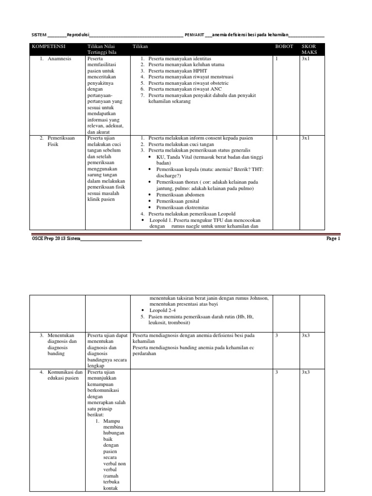 6214 Osce Obgyn | PDF