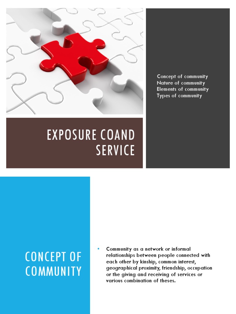 Community Exposure and Service | PDF | Community | Economic Development