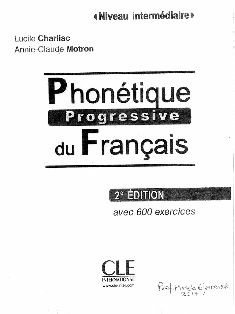 Phonétique Progressive Du Francais | PDF