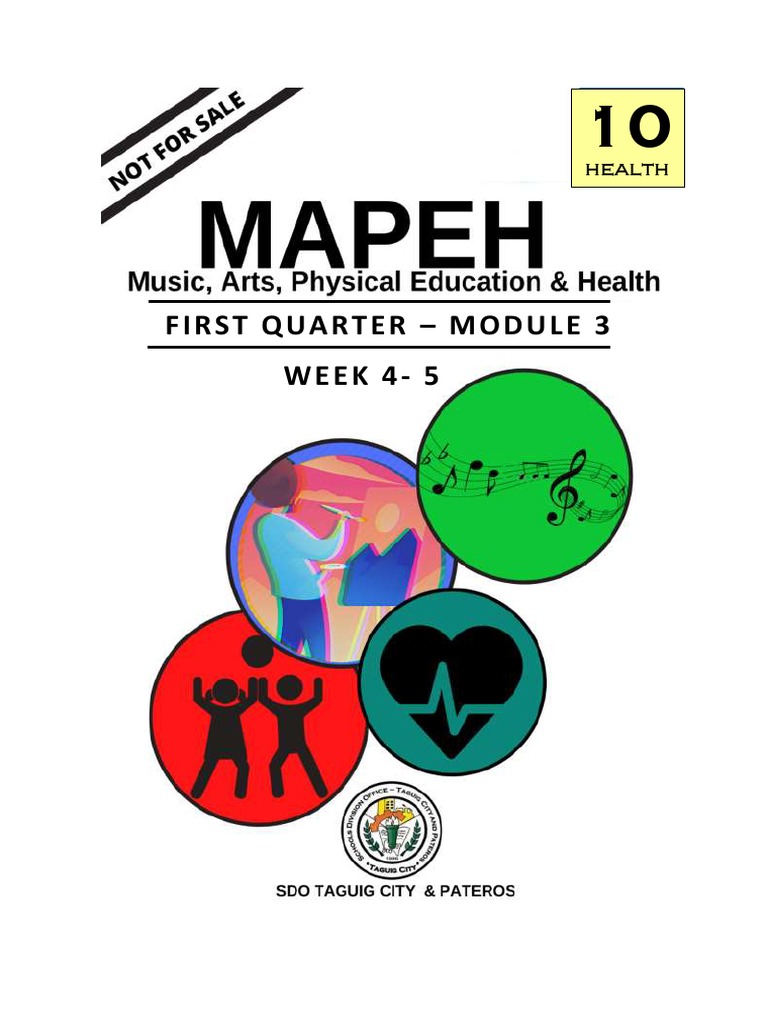 Health Grade 10 Quarter 1 Module 3 Week 4 5 CORRECTED - V4 | PDF ...