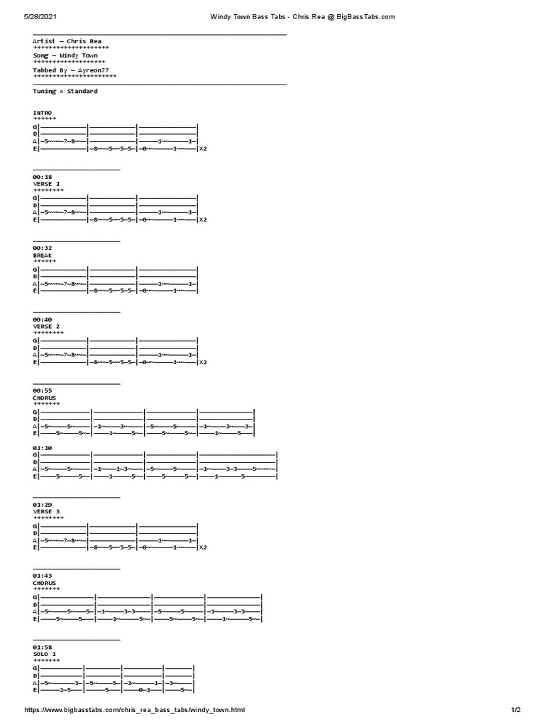 Windy Town Song | Windy Town : The story and meaning of the song ‚Windy ...