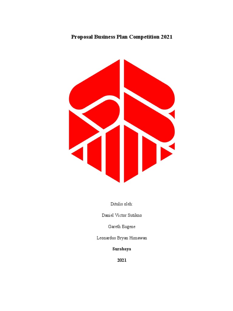 Proposal Business Plan Competition 2021 | PDF