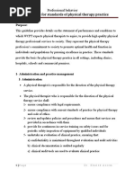 CSP Code of Professional Values | PDF | Physical Therapy | Autonomy