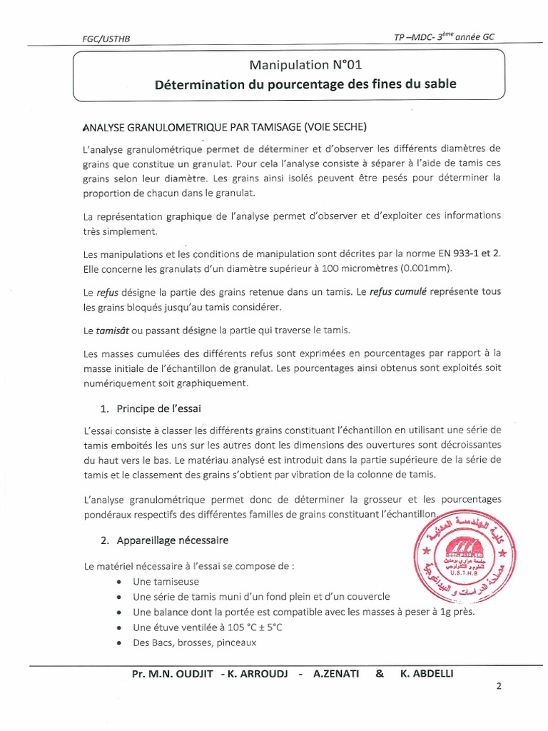 TP 02 MDC Taux Des Fines | PDF