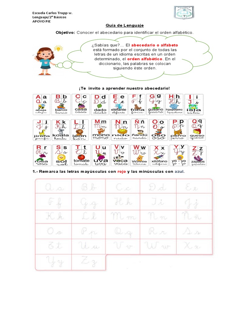 Aprende el Abecedario Jugando | PDF | Alfabeto | Lingüística