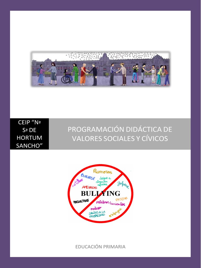 P. Didáctica - Valores Sociales y Cívicos | PDF | Educación primaria | Evaluación