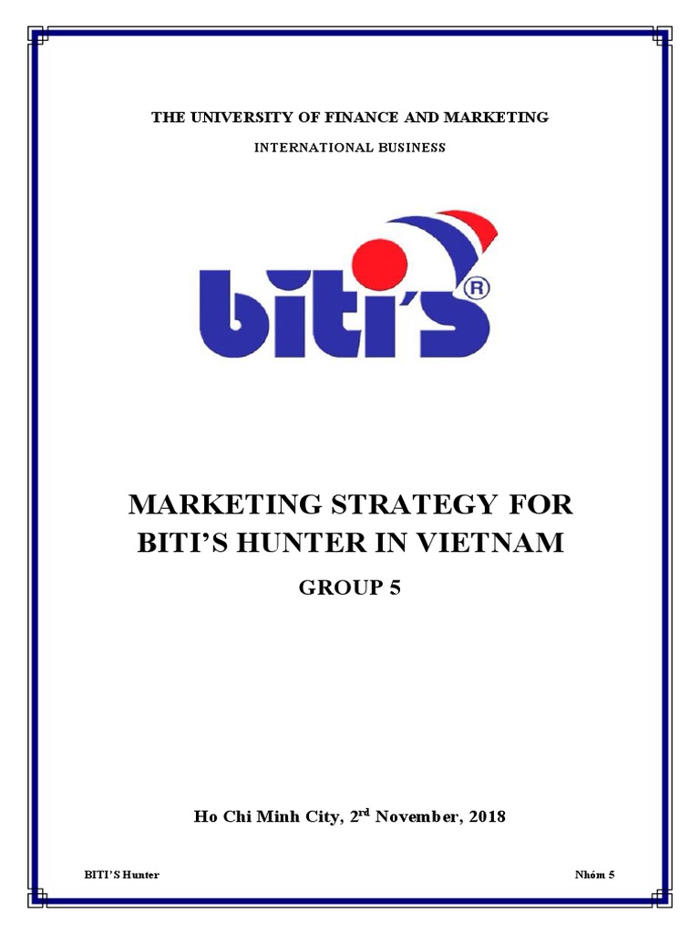 123doc Bitis Hunter Marketing Strategy | PDF | Brand | Market Segmentation