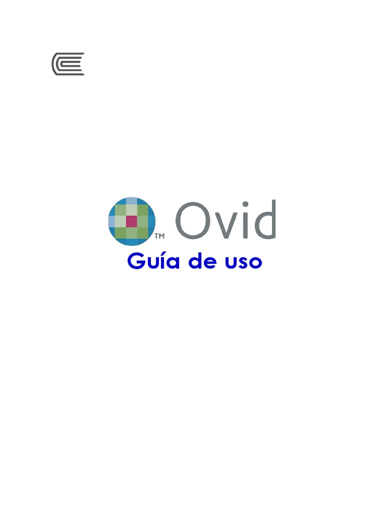 OVID-Guía-de-uso | PDF | Internet | Contraseña
