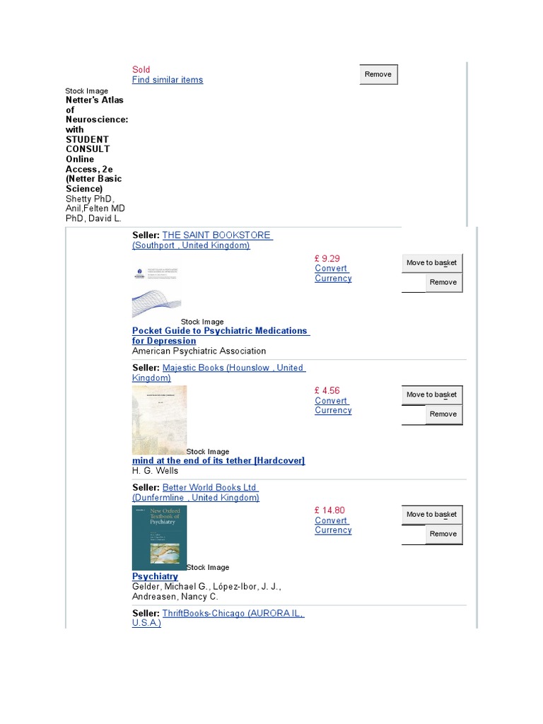 Neuroscience Atlas with Online Access | PDF | Psychiatry | Psychiatric ...