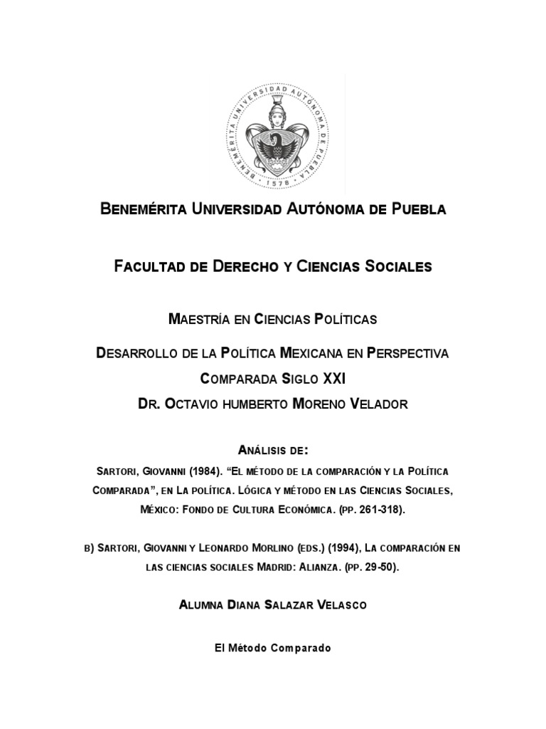 Resumen El Método Comparado | PDF | Método científico | Estadísticas
