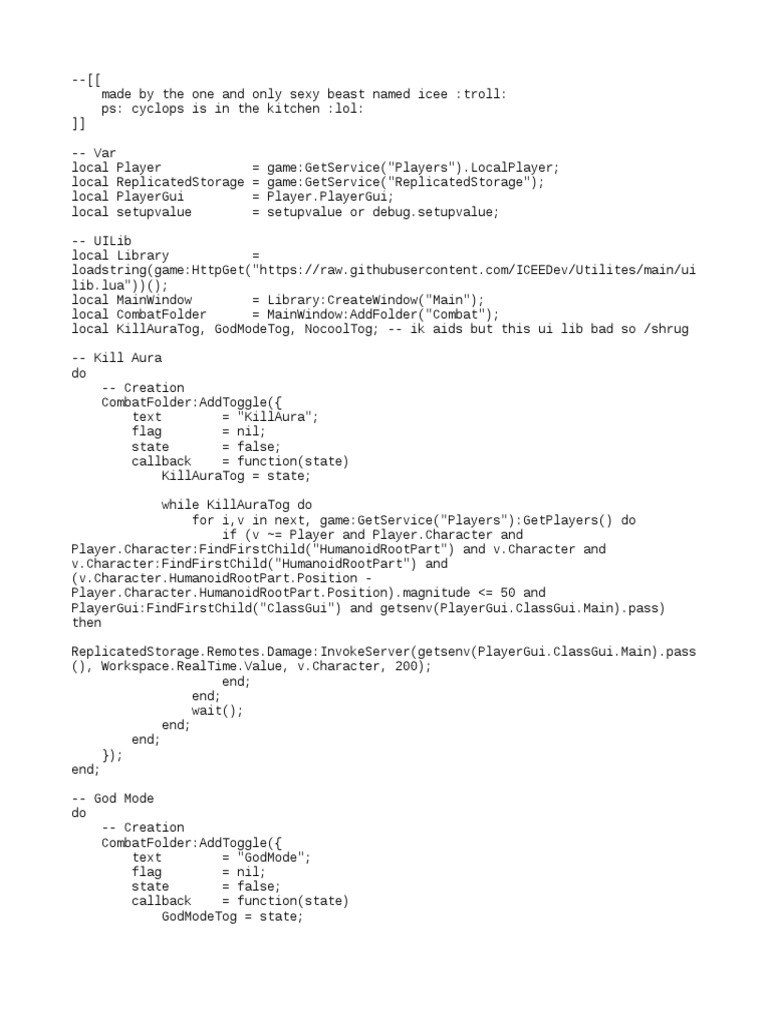 Critical Strike Gui (Open Source) | PDF