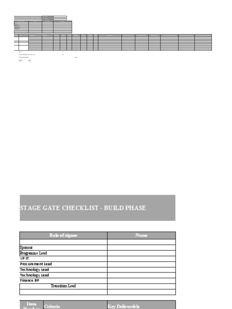 Stage Gate | PDF | Mobile App | Information Technology