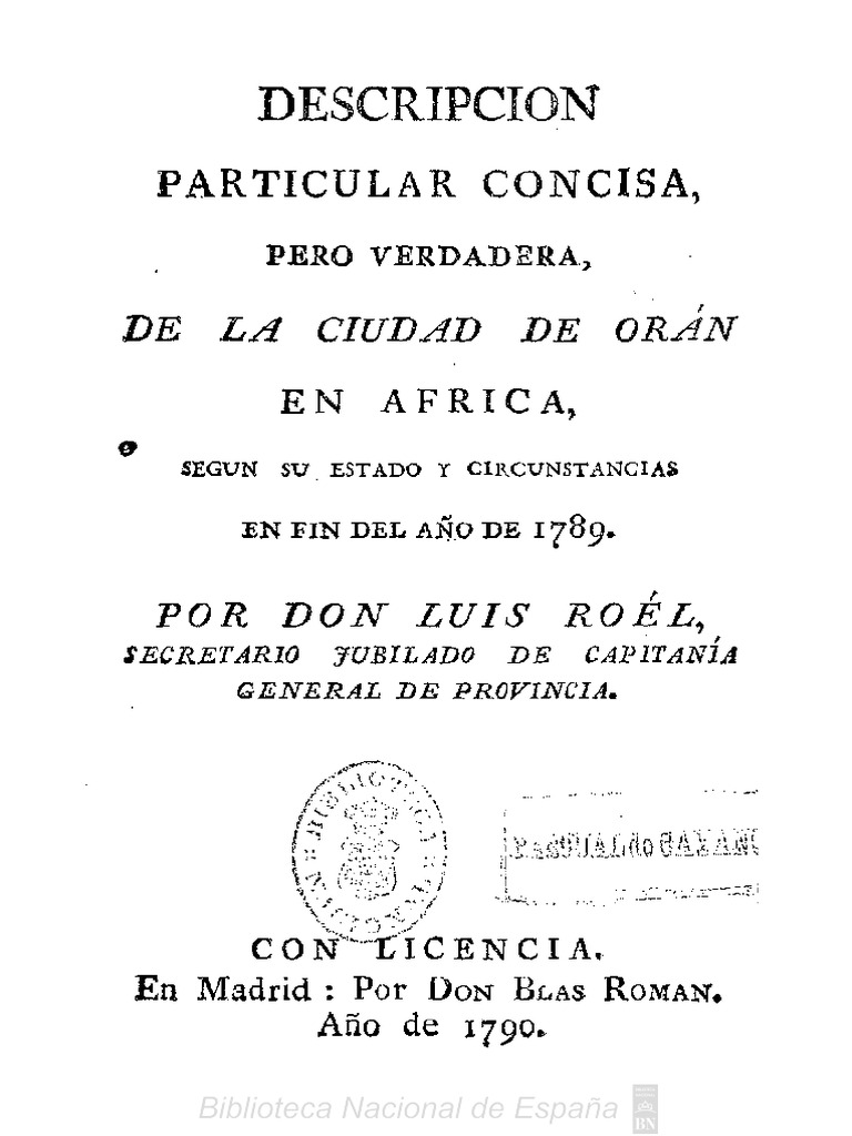 1790 - Description Oran | PDF