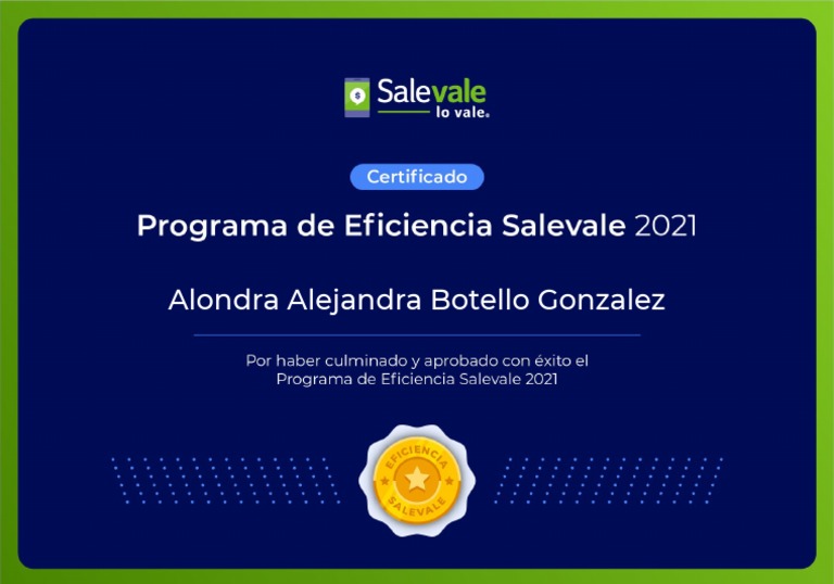 Certificado - Alondra Alejandra Botello Gonzalez | PDF