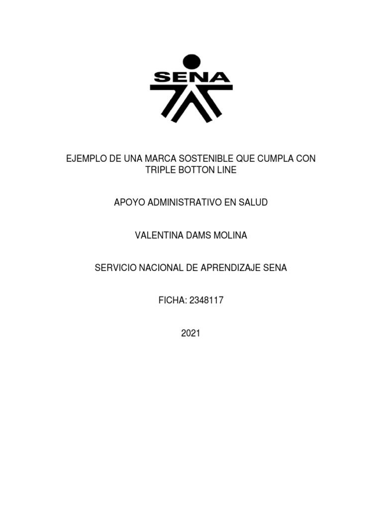Ejemplo Triple Bottom Line | PDF | Coca Cola | La compañia de coca Cola