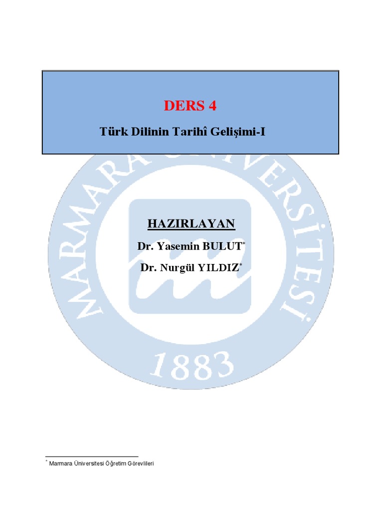 TRD 121 Ders 04 | PDF