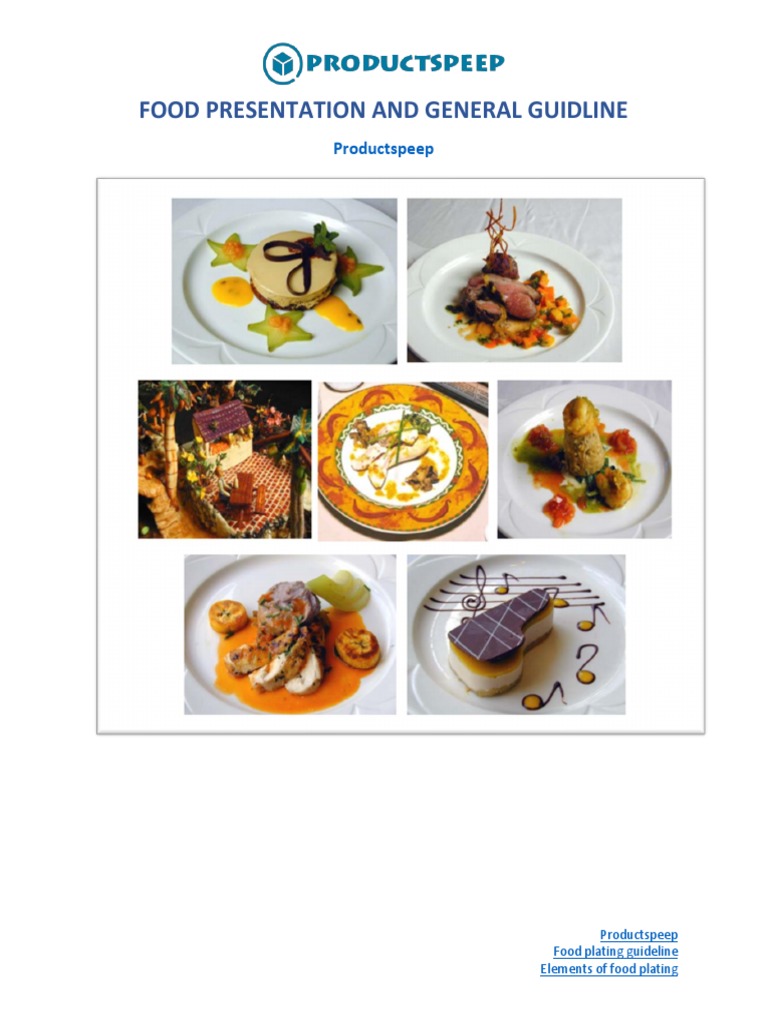 Food Presentation and General Guidline PDF | PDF | Foods | Cooking