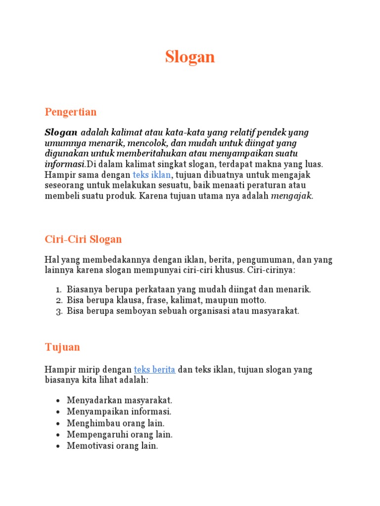 Slogan | PDF