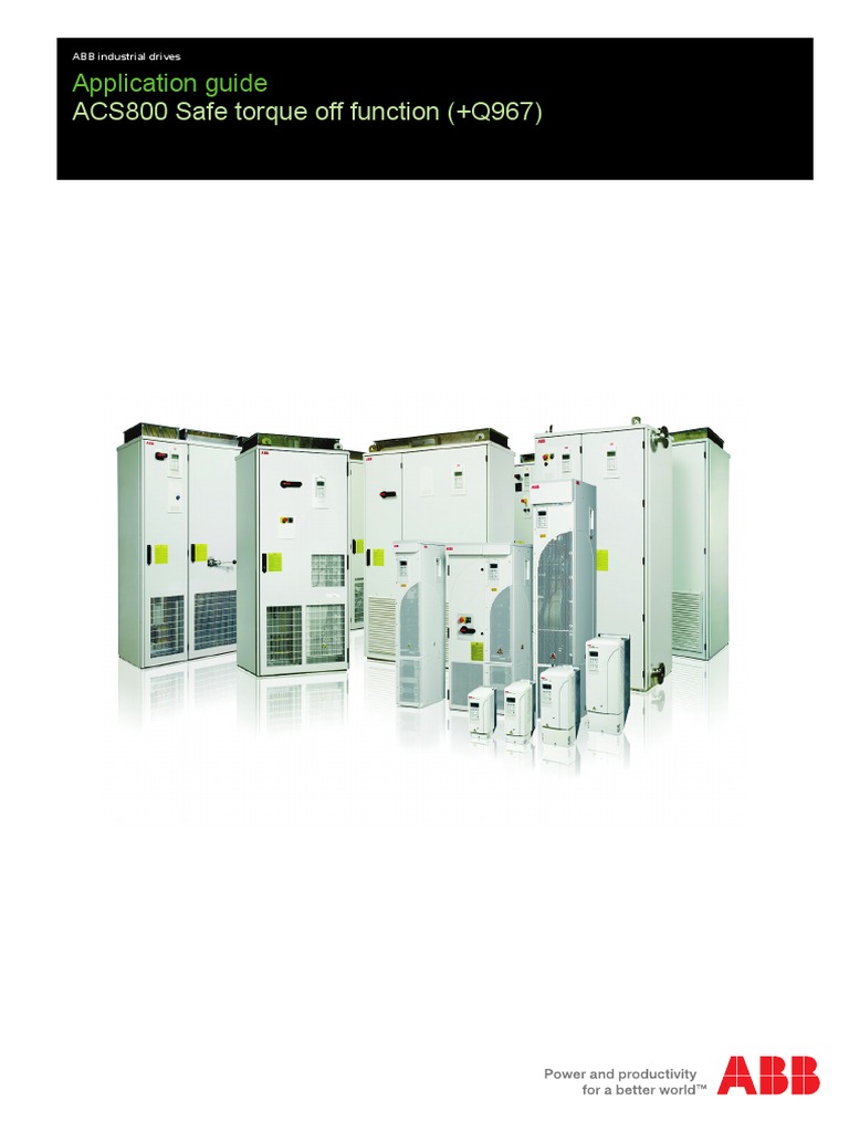 En Acs800 Sto Appl Guide A | Download Free PDF | Electric Motor | Power ...