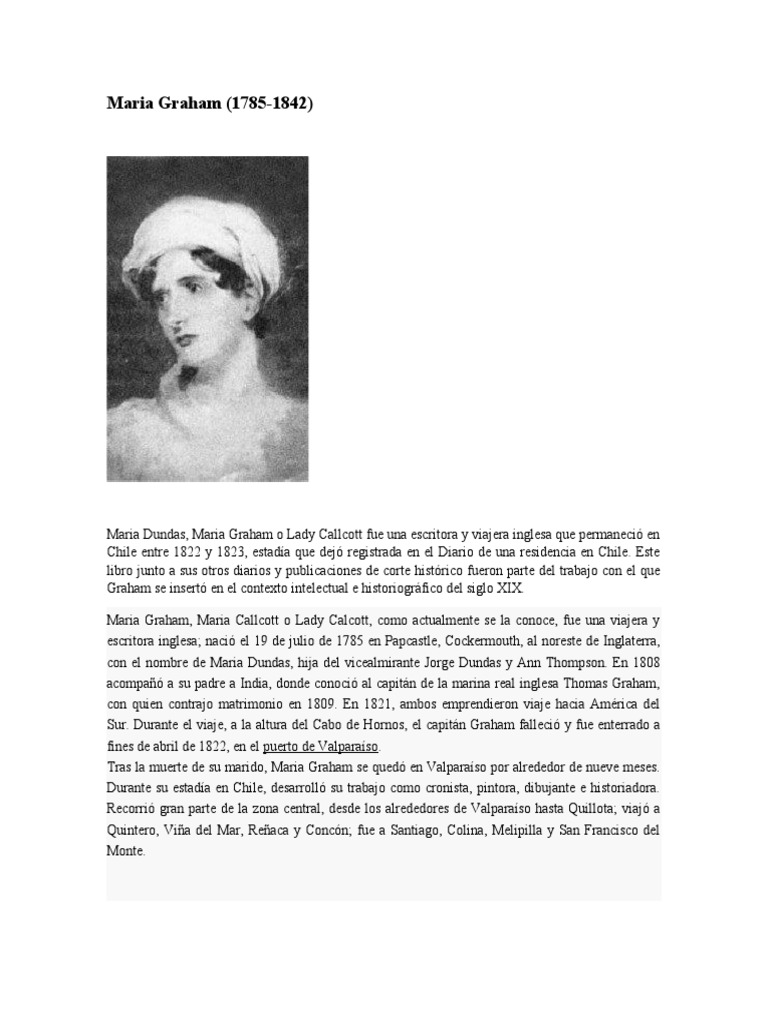 Maria Graham | PDF | Historia