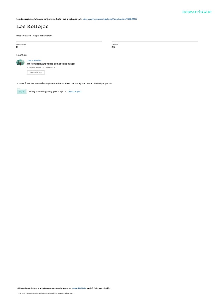 Los Reflejos | PDF | Abdomen | Anatomía humana