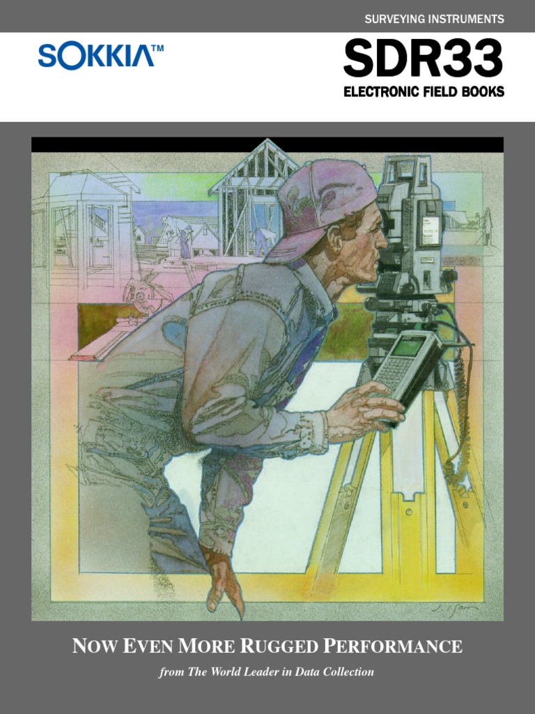 Sokkia SDR33 Field Manual | PDF | Software | Surveying