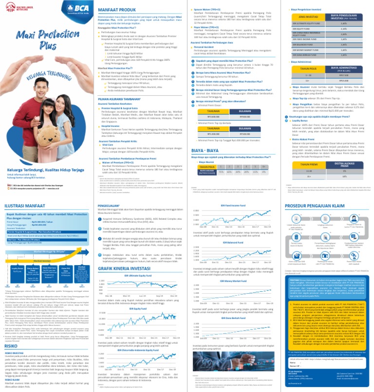 Lampiran 2 - Brosur Maxi Protection Plus | PDF