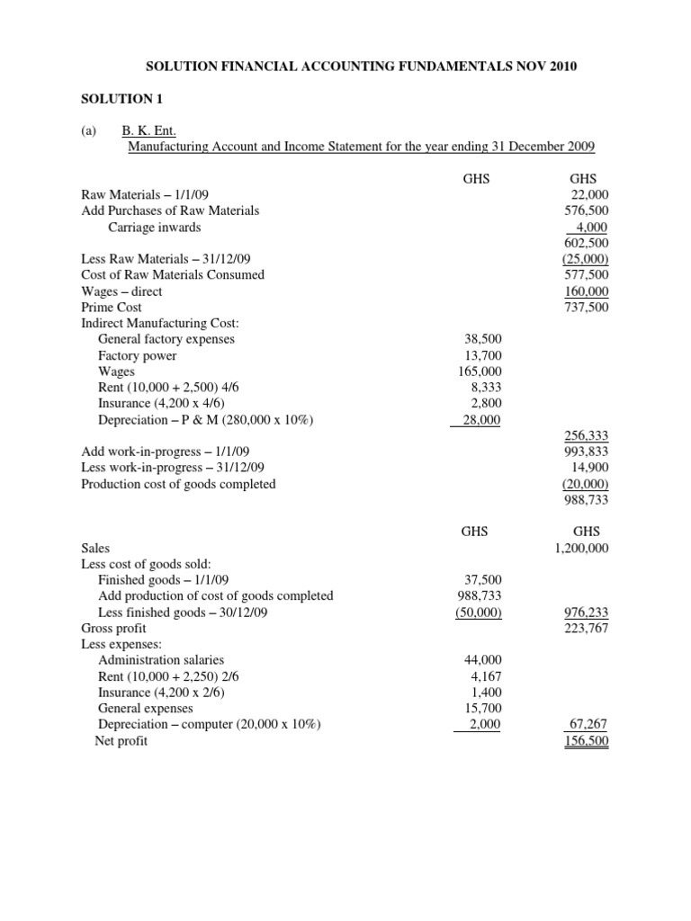 Solution Financial Accounting Fundamentals | PDF | Income Statement ...