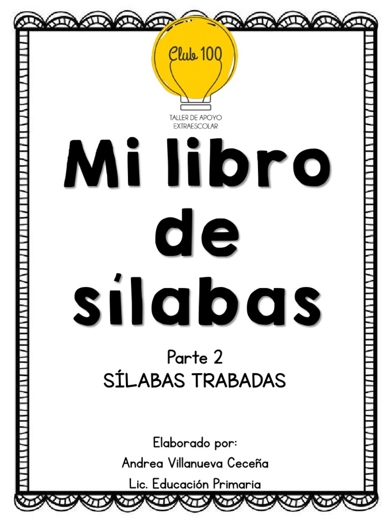 Mi libro de sílabas: Parte 2 | PDF | Voz humana | Comunicación oral