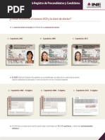 Credencial INE: Datos de Votante México | PDF