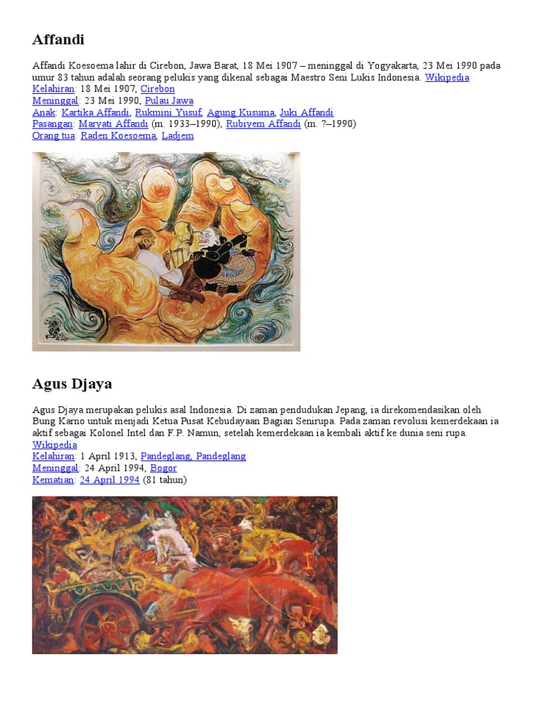 Affandi | PDF