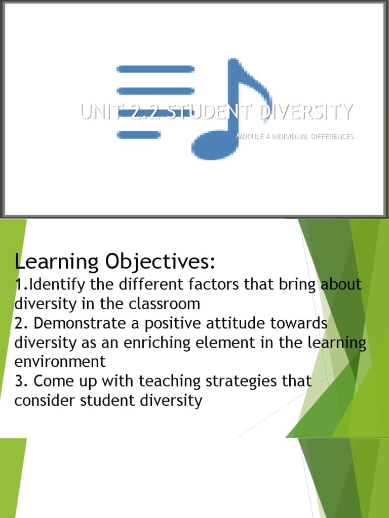 UNIT 2 Student Diversity | PDF