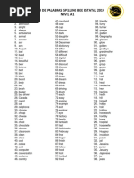 SPELLING BEE WORD LIST-4th Primary 2025 | PDF | Foods | Food And Drink ...