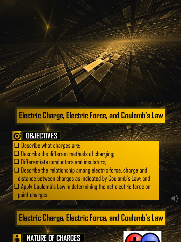 Understanding Electric Charge and Coulomb's Law | PDF | Electric Charge ...