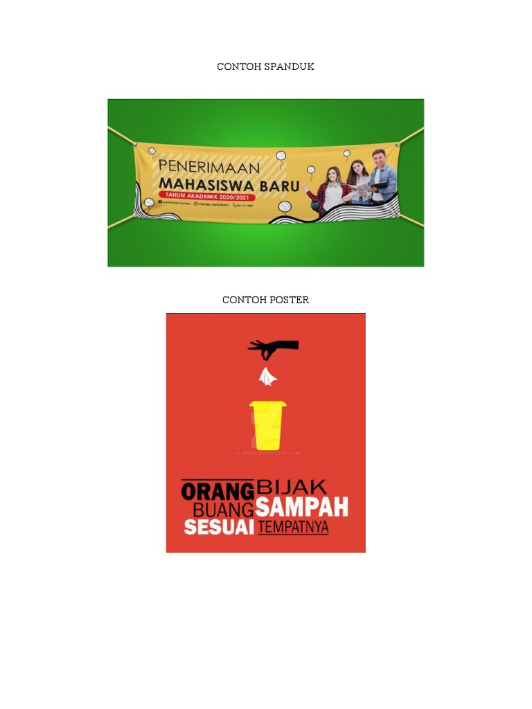Contoh Spanduk | PDF