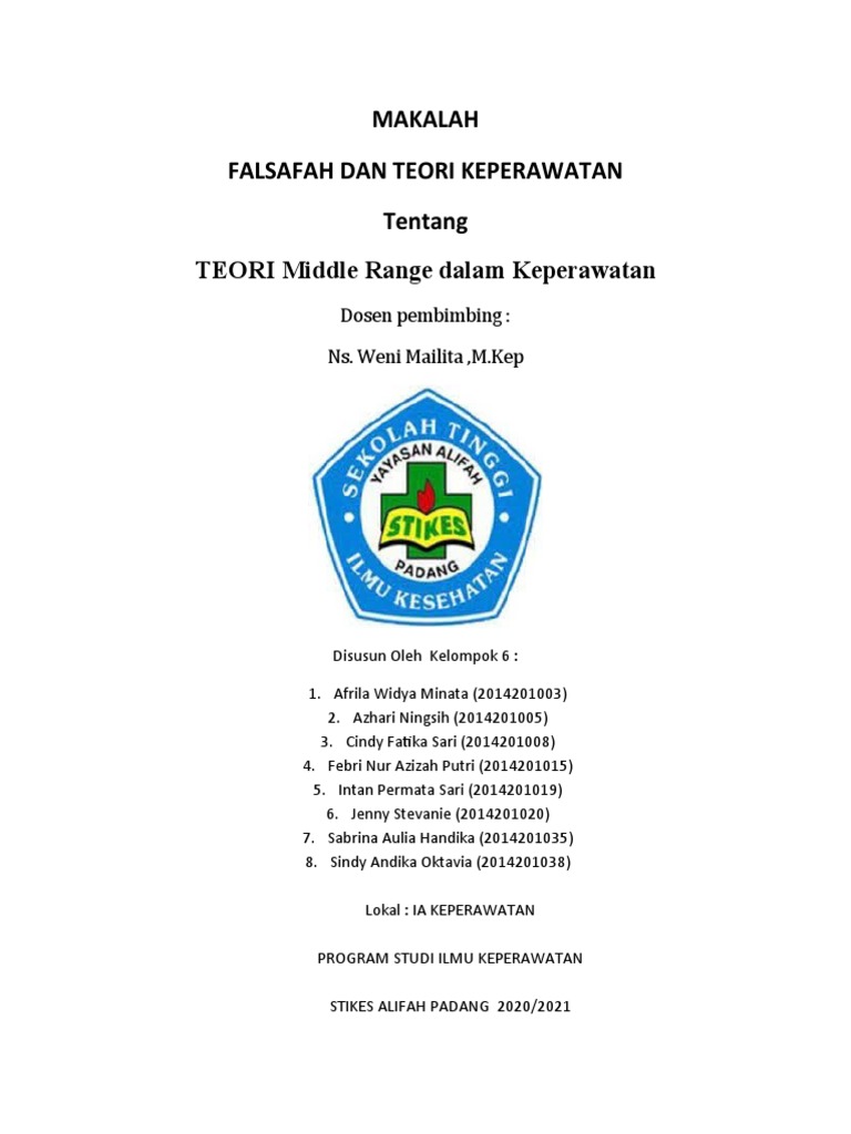Kel 1 Middle Range Theory | PDF