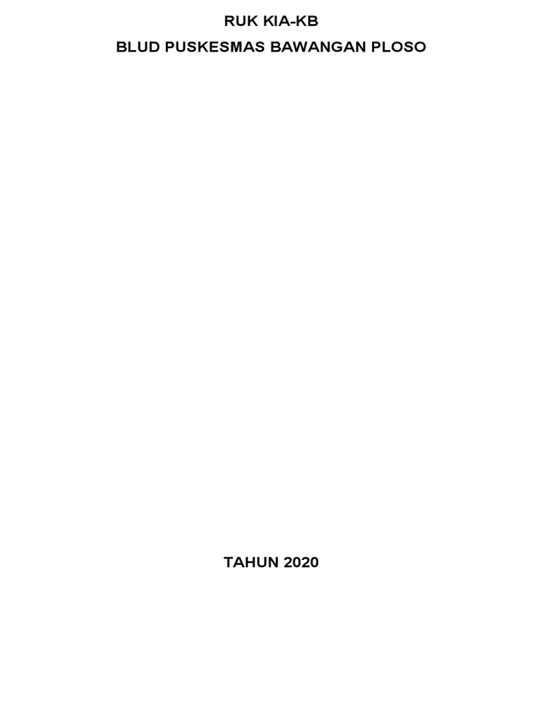 Ruk Narasi KB 2020 | PDF