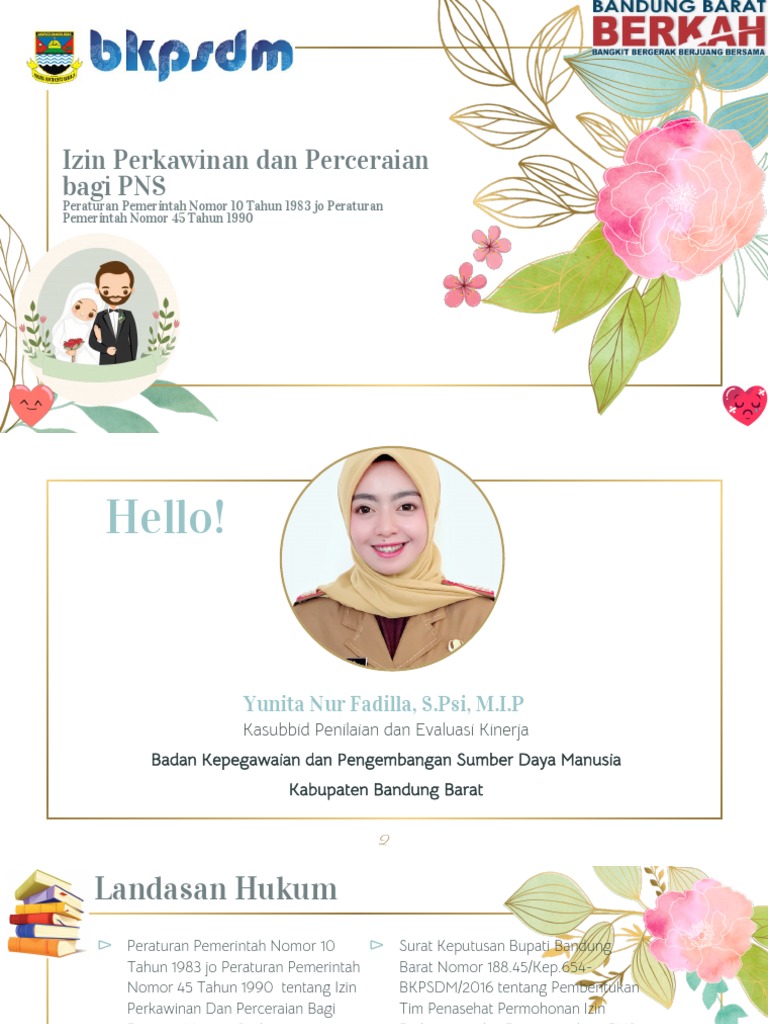 Izin Perkawinan & Perceraian PNS | PDF | Hukum