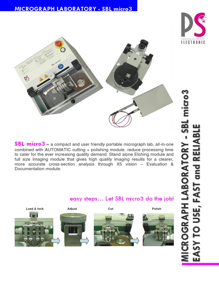 SBL Micro3: Easy Steps Let SBL Micro3 Do The Job! | PDF | Calibration
