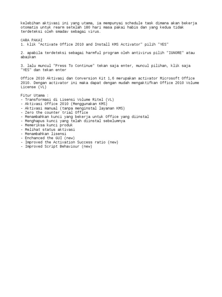 AUTOMATIC REARMING KMS ACTIVATOR | PDF