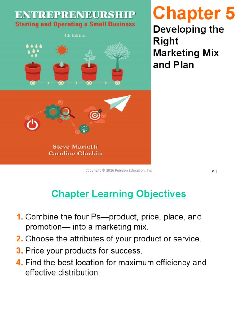 Chapter 5 - Developing The Right Marketing Mix and Plan | PDF | Pricing ...
