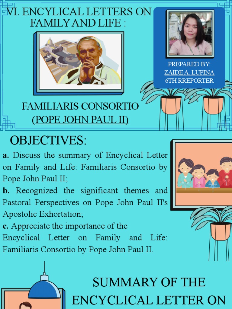 Encyclical Letter On Family and Life | PDF | Catholic Church